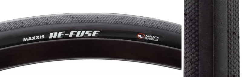 Maxxis Re-Fuse Gen 2 Tire - 700 x 25 Clincher Folding BLK Single MaxxS ...