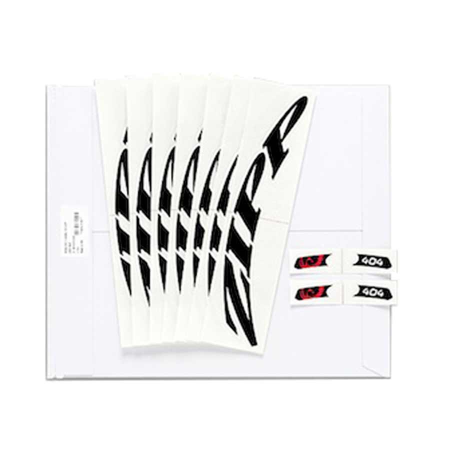 Zipp Decal Set - Disc / 808 Matte Black Logo Complete for One Wheel ...