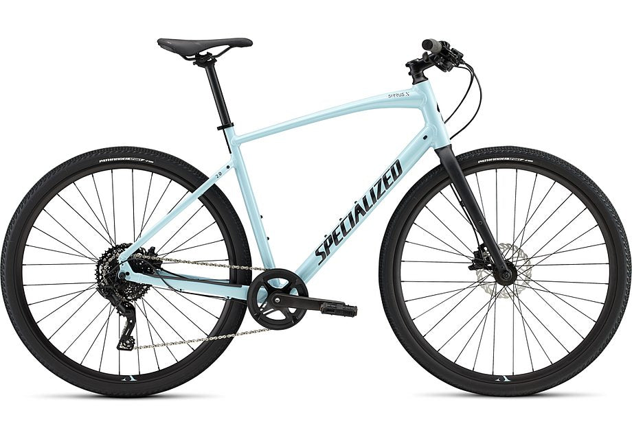 Specialized sirrus x 2.0 gloss arctic blue / black / satin black refle ...
