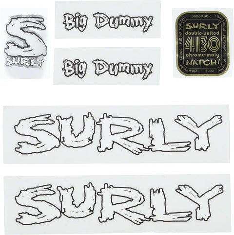 Surly Big Dummy Frame Decal Set - White – The Bike and Trike