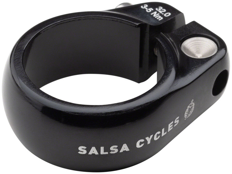 Salsa Lip-Lock Seatpost Clamp - 32.0mm Bolt-On Black – The Bike and Trike