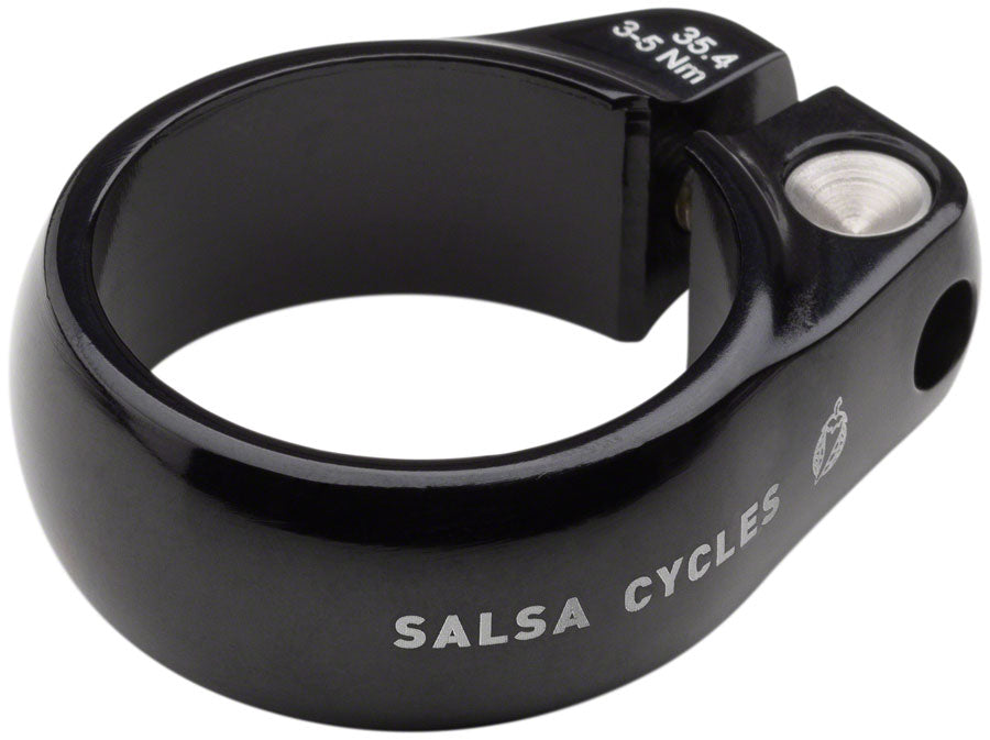 Salsa Lip-Lock Seatpost Clamp - 35.4mm Bolt-On Black – The Bike and Trike