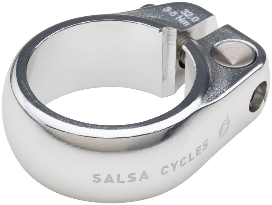 Salsa Lip-Lock Seatpost Clamp - 32.0mm Bolt-On Silver – The Bike and Trike