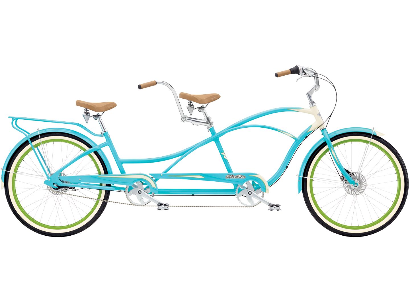 Super Deluxe Tandem 7i M Aqua/Cream – The Bike and Trike